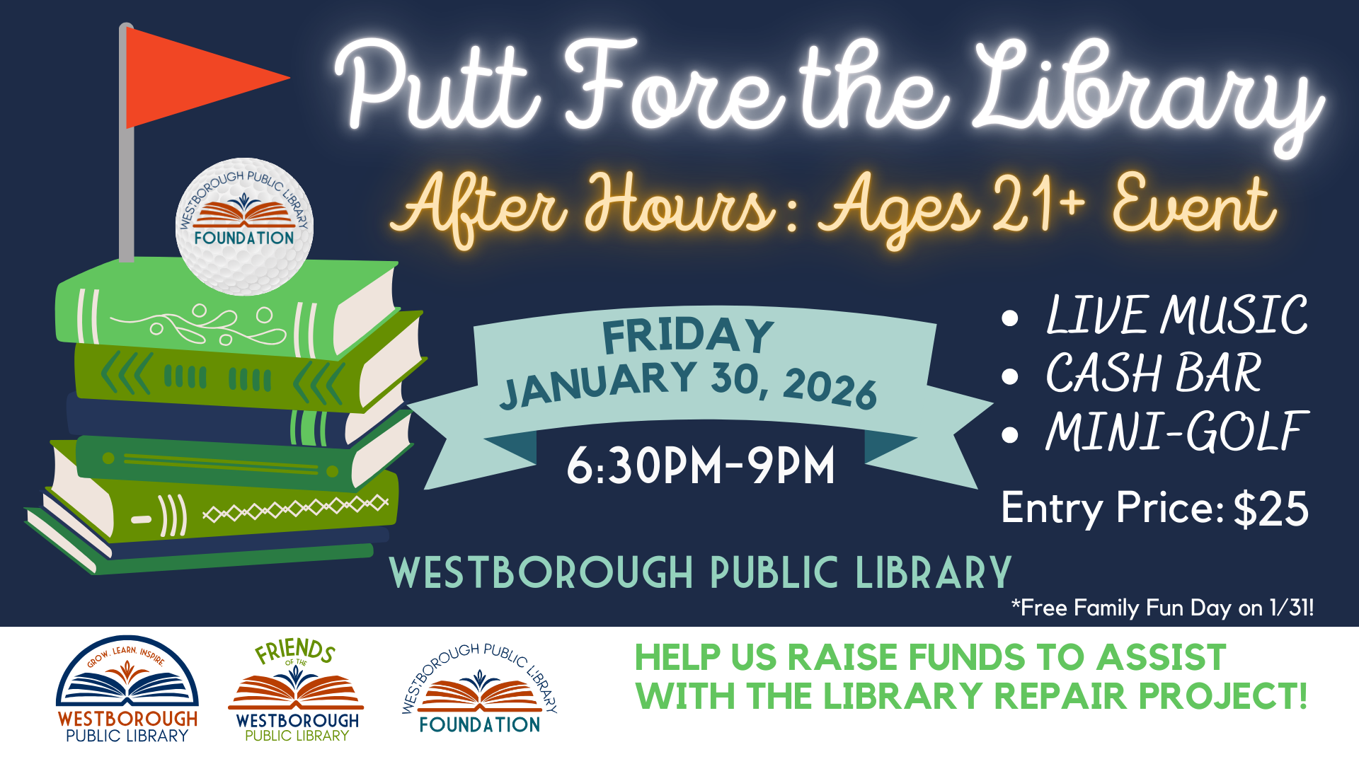 Putt Fore the Library! - The Westborough Public Library